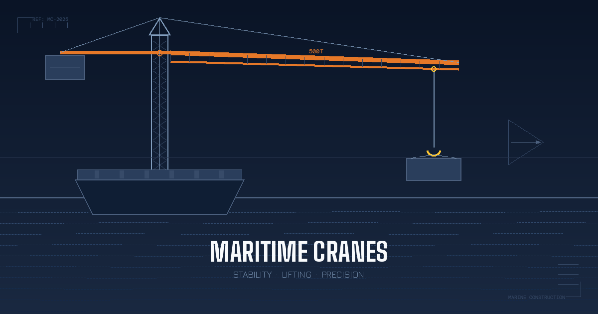 How Maritime Cranes Work in Modern Marine Construction: Stability ...